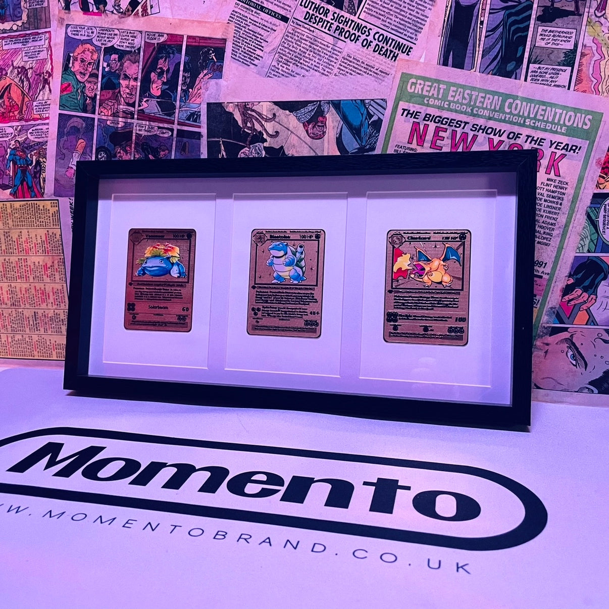 Pokemon Charmander / Charmeleon / Charizard Framed Display – MomentoBrand